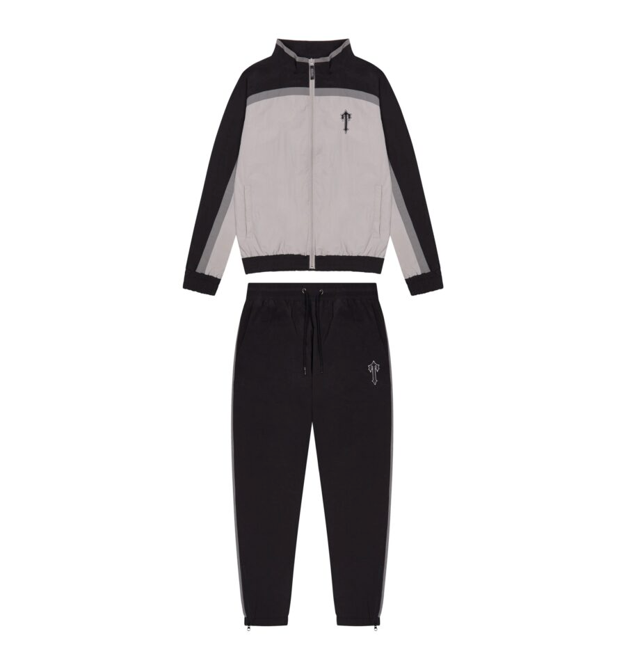 Trapstar Irongate T Shell Suit - (GREY/BLACK) – 21Dripzz