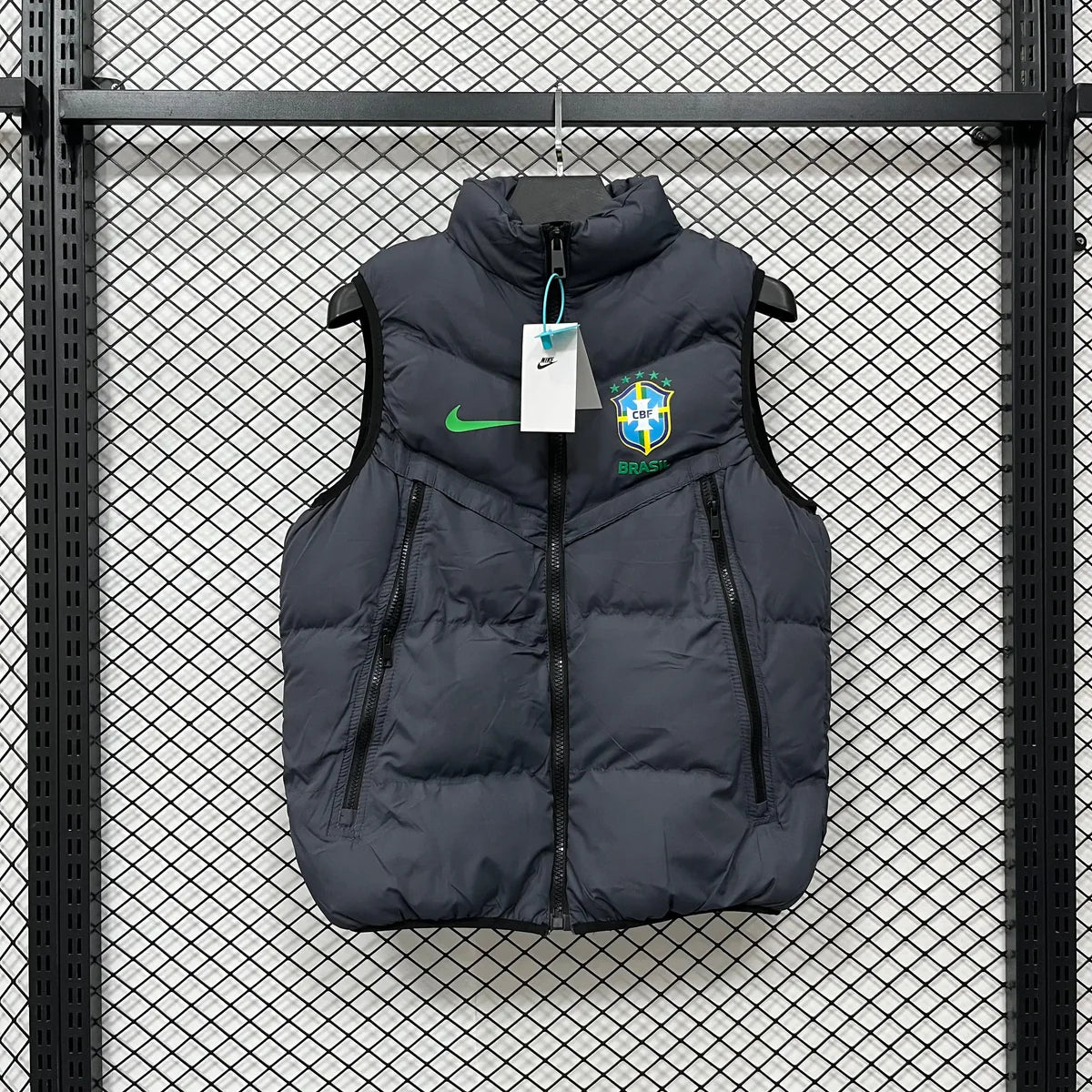 Nike Brazil Puffer Vest Dark Grey – 21Dripzz